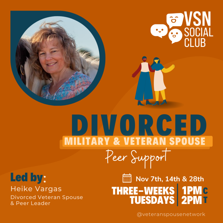 Divorced Military/Veteran Spouses-Peer Support | TexVet